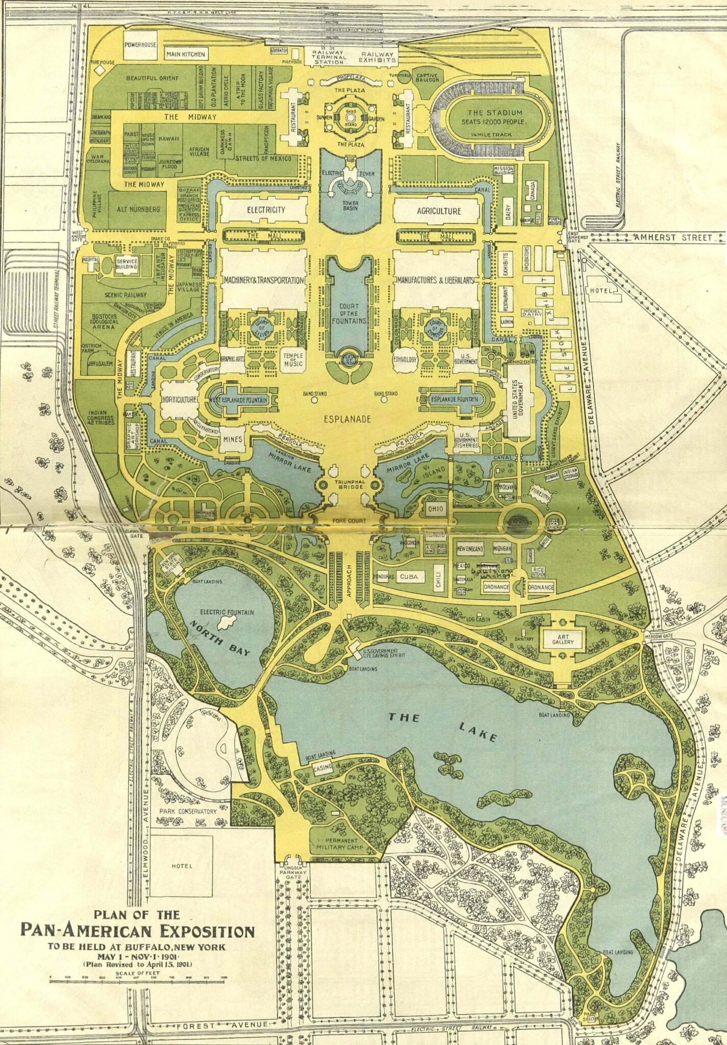 Buffalo’s Hosting of the 1901 Pan-American Exposition